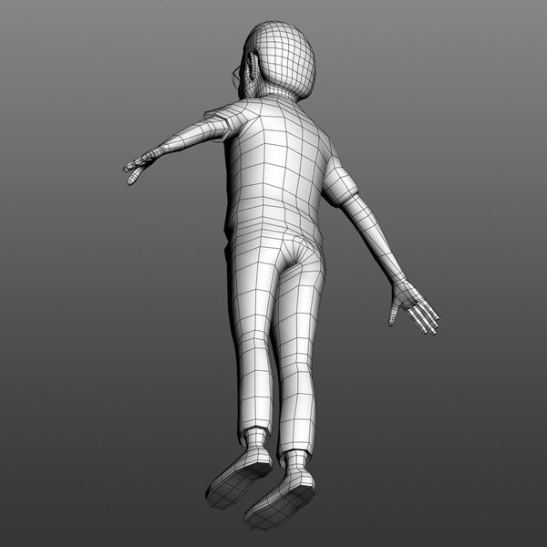 man human guy 3d model