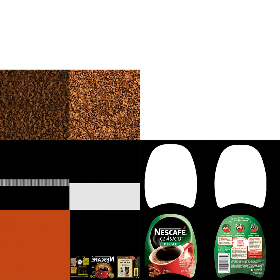 3d Model Coffee Nescafe