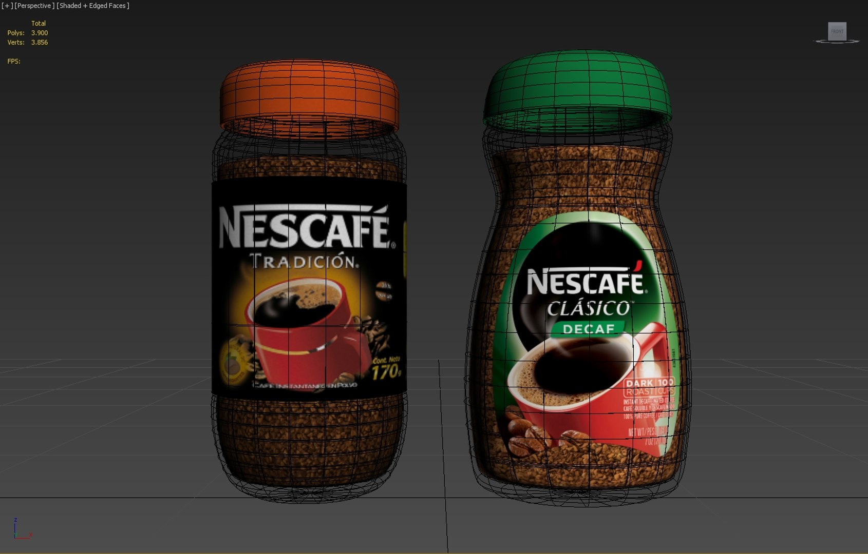 3d Model Coffee Nescafe