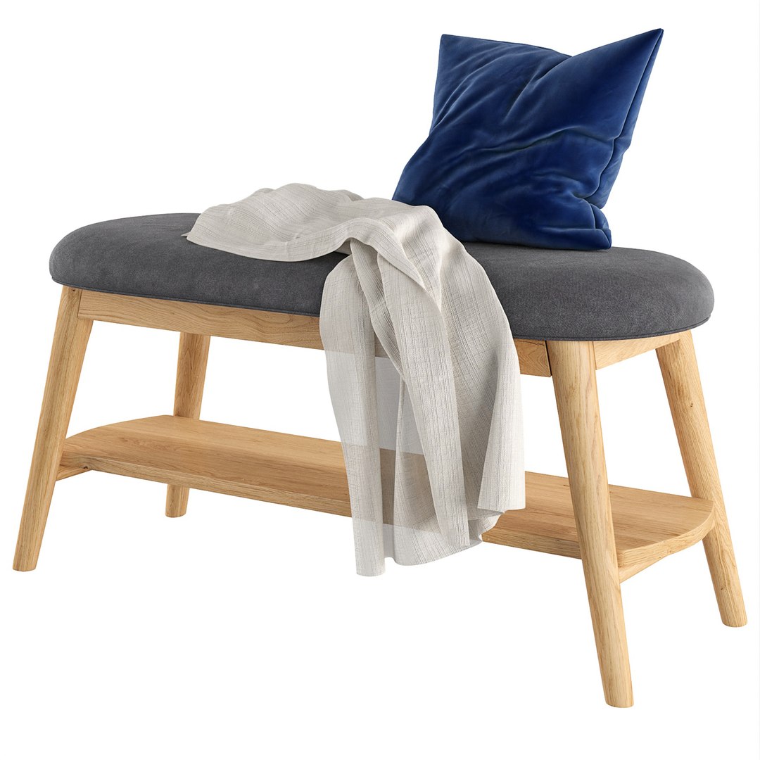 Bench Poppy 3D - TurboSquid 2139174