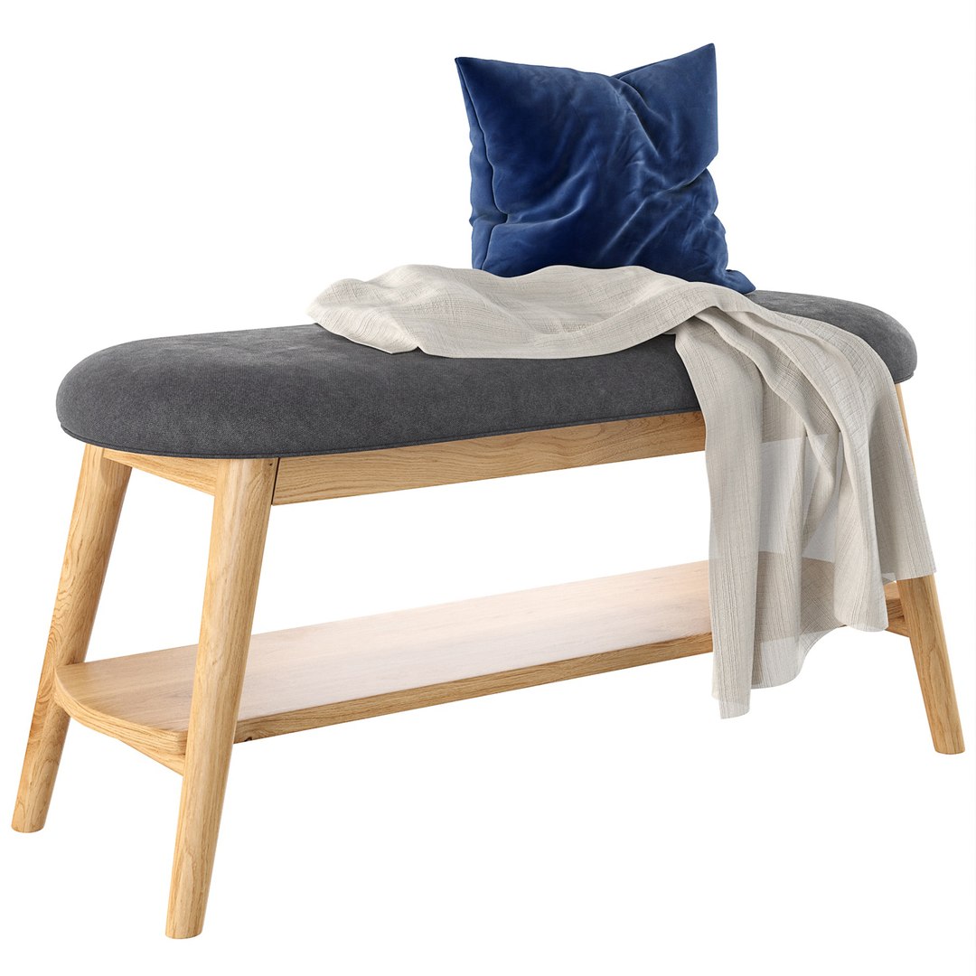 Bench Poppy 3D - TurboSquid 2139174