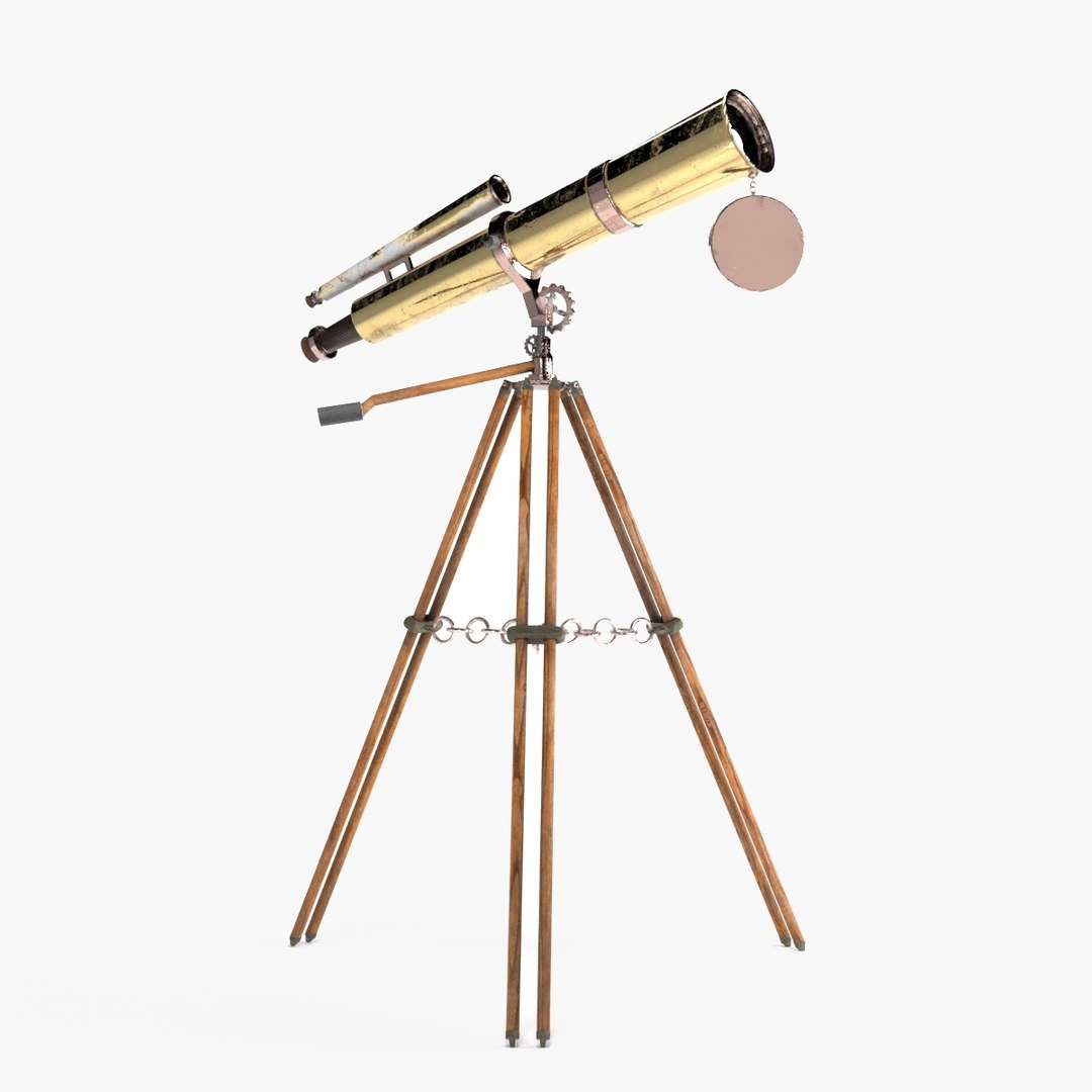 3D Ancient telescope - TurboSquid 1903107