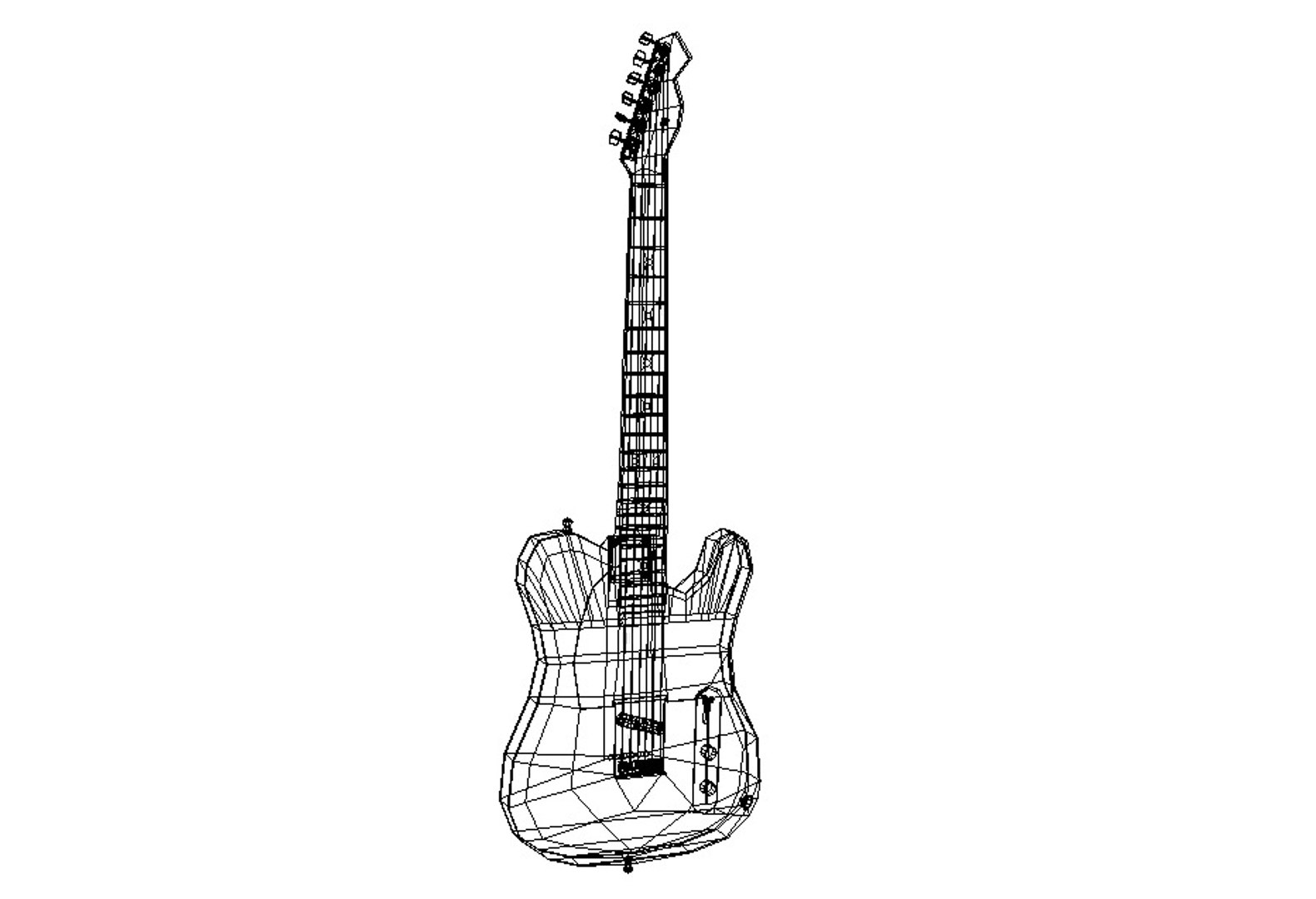 Free Fender Telecaster 3d Model