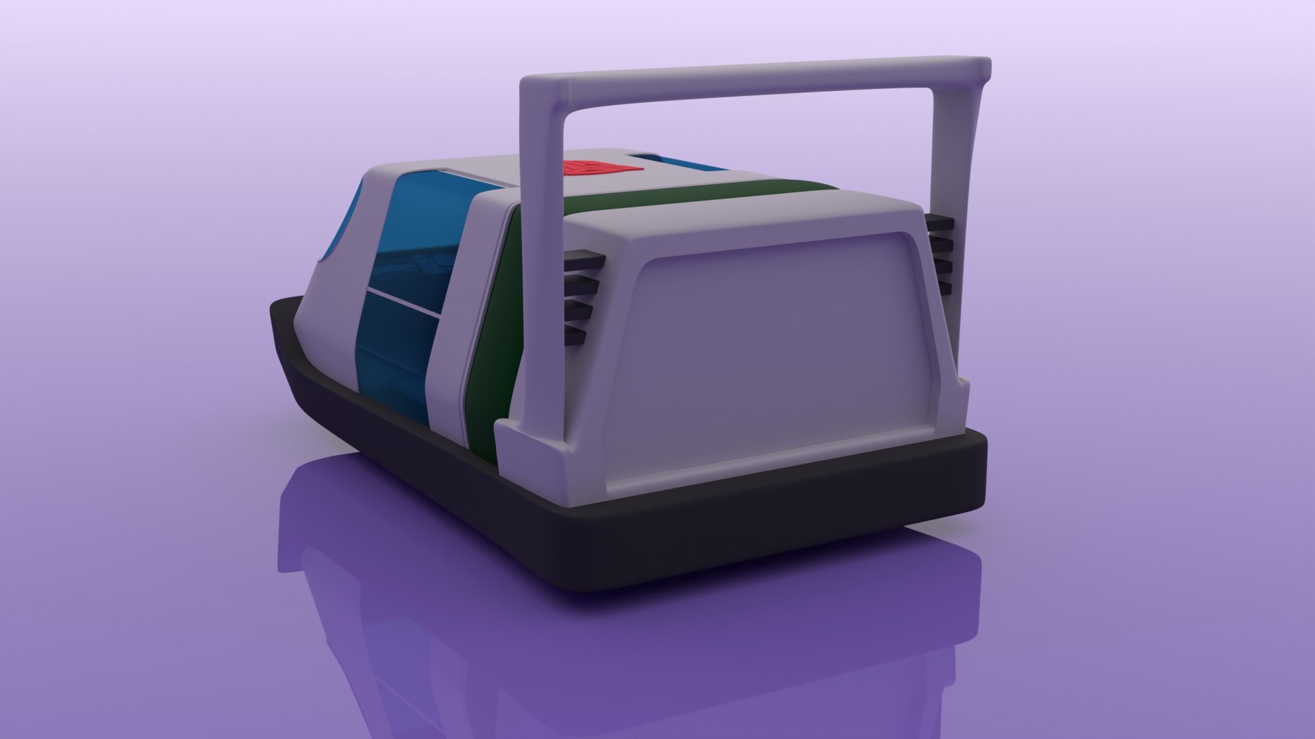 3D SCIFI SPACESHIP CAR BASED ON TRANSFORMERS G1 AUTOBOT WHEELJACK ...