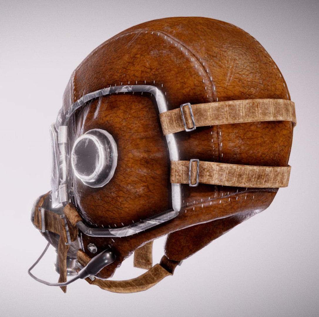 Ww2 Pilot Helmet 3D - TurboSquid 1259199
