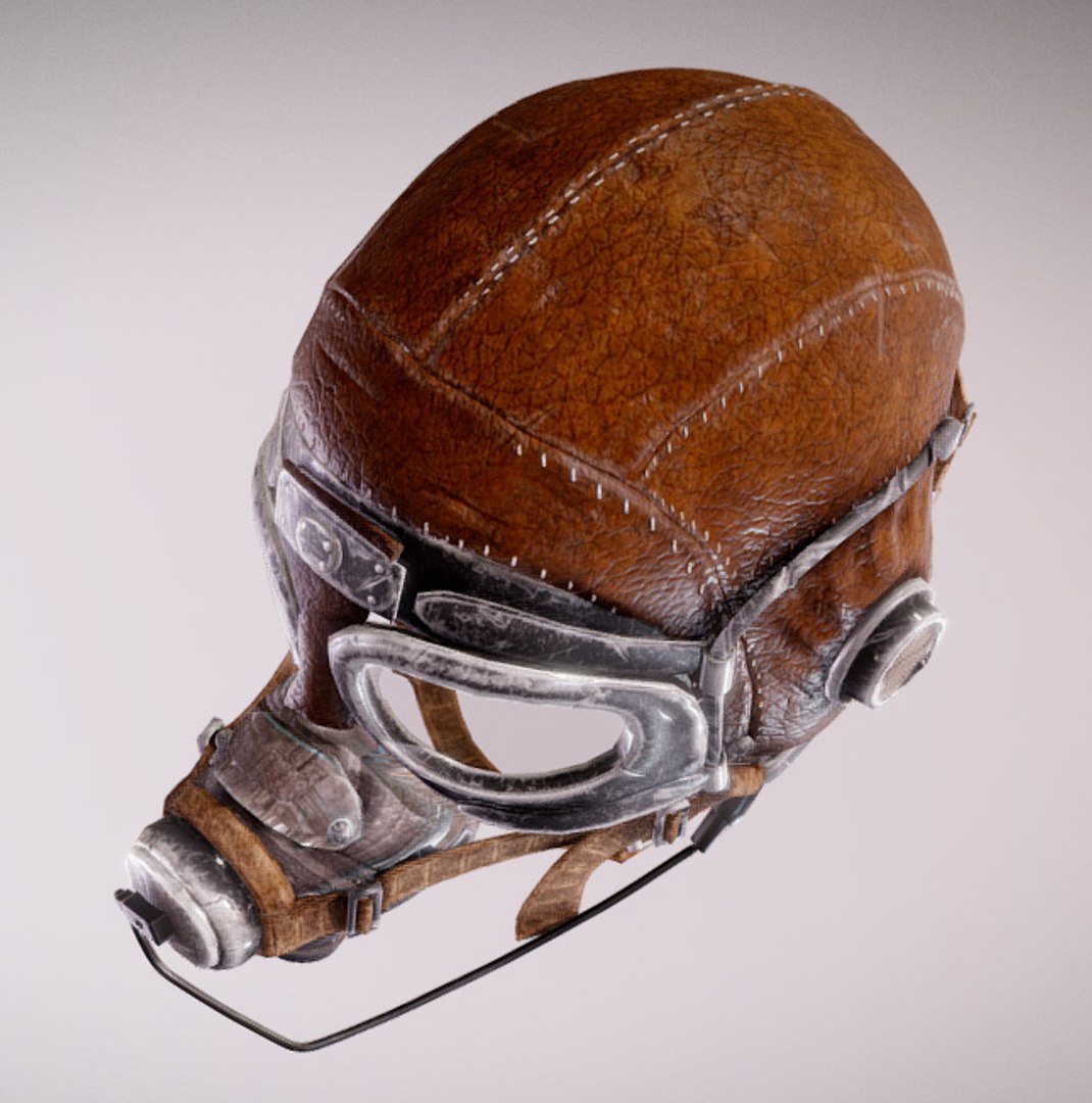 Ww2 Pilot Helmet 3D - TurboSquid 1259199