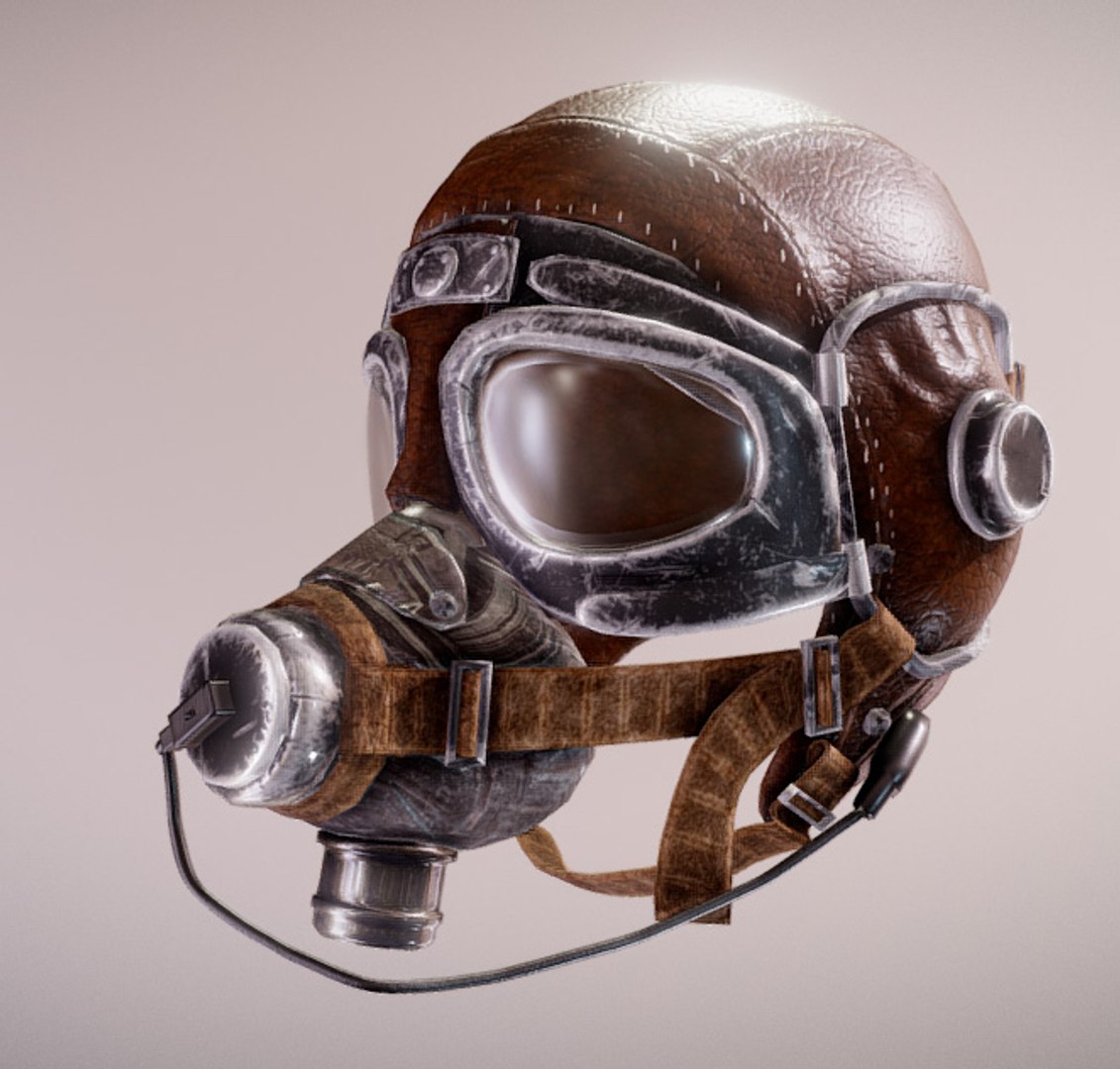 Ww2 Pilot Helmet 3D - TurboSquid 1259199