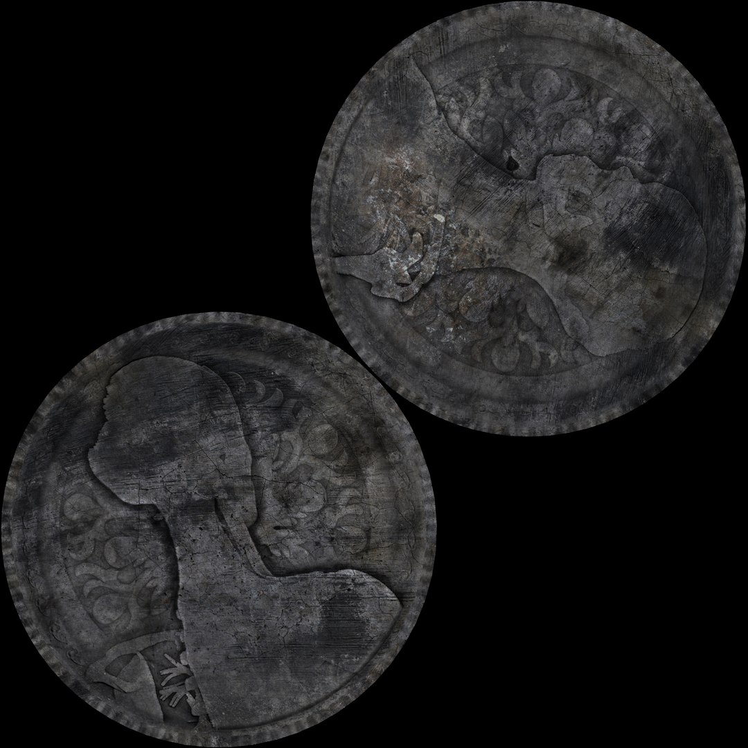3D Coin Anatomy Rusty - TurboSquid 1236821