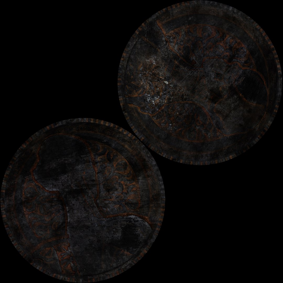 3D Coin Anatomy Rusty - TurboSquid 1236821