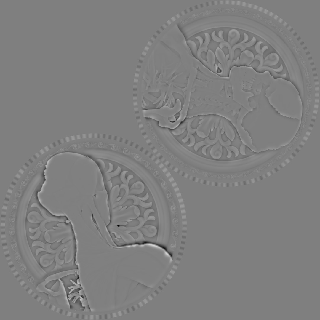 3D Coin Anatomy Rusty - TurboSquid 1236821