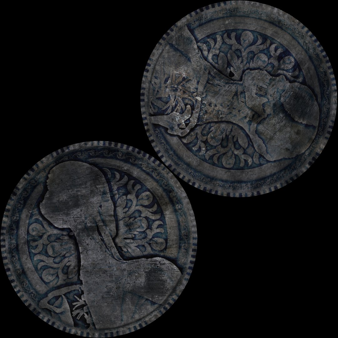 3D Coin Anatomy Rusty - TurboSquid 1236821