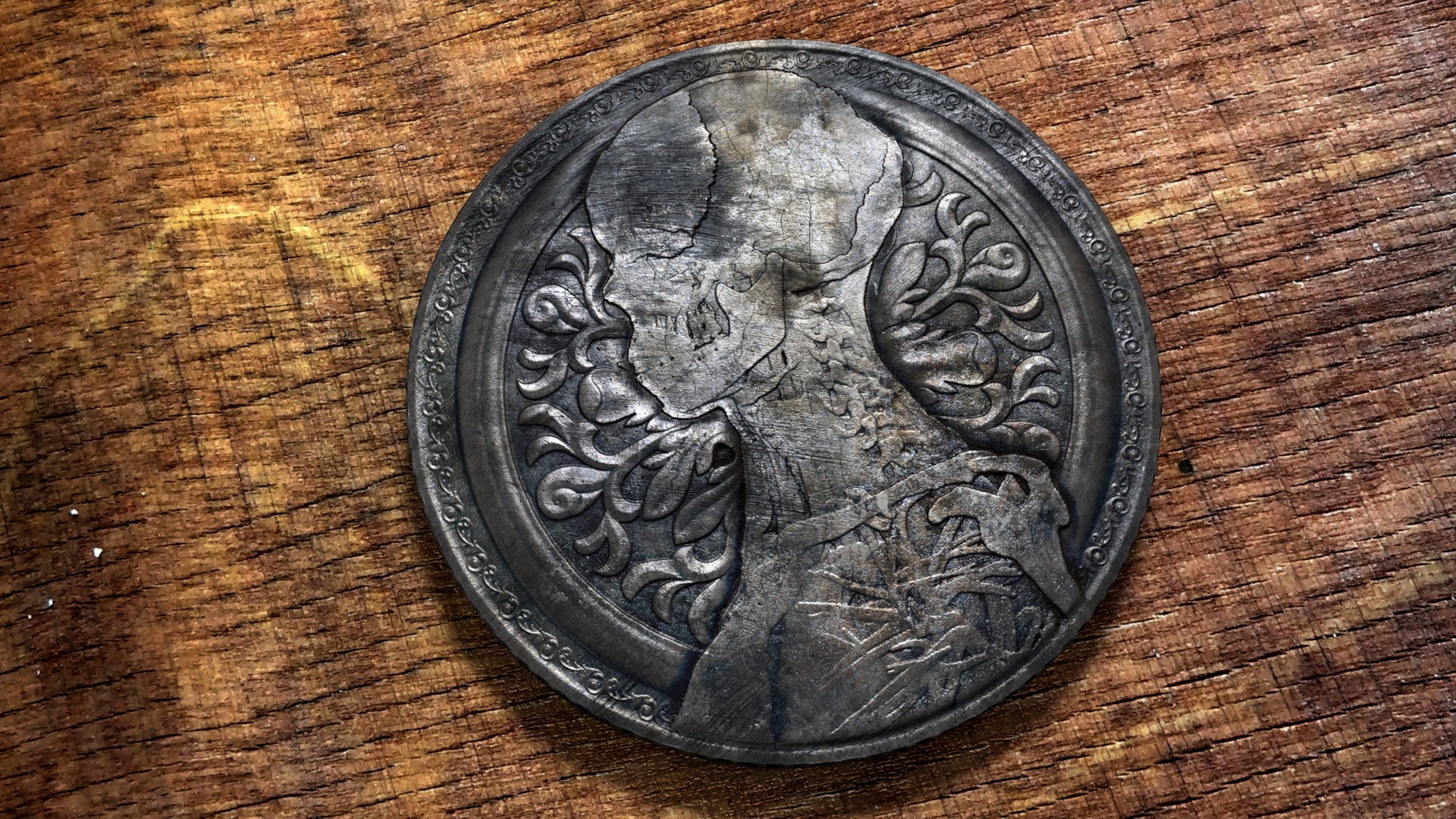 3D Coin Anatomy Rusty - TurboSquid 1236821