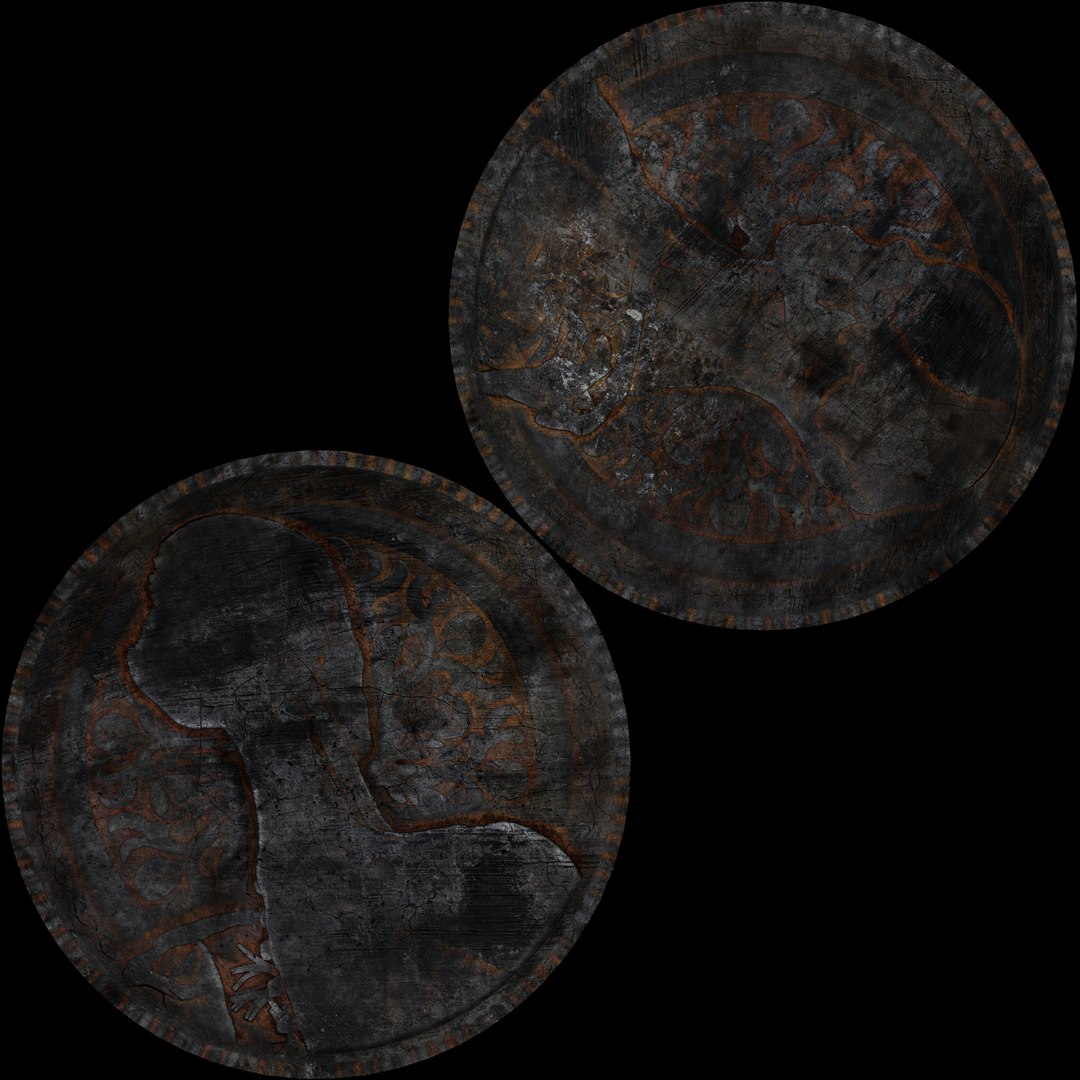 3D Coin Anatomy Rusty - TurboSquid 1236821