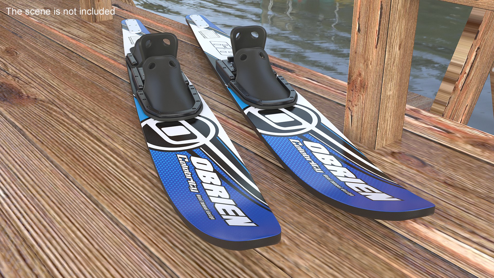 3D Waterskis Obrien Blue - TurboSquid 2198753