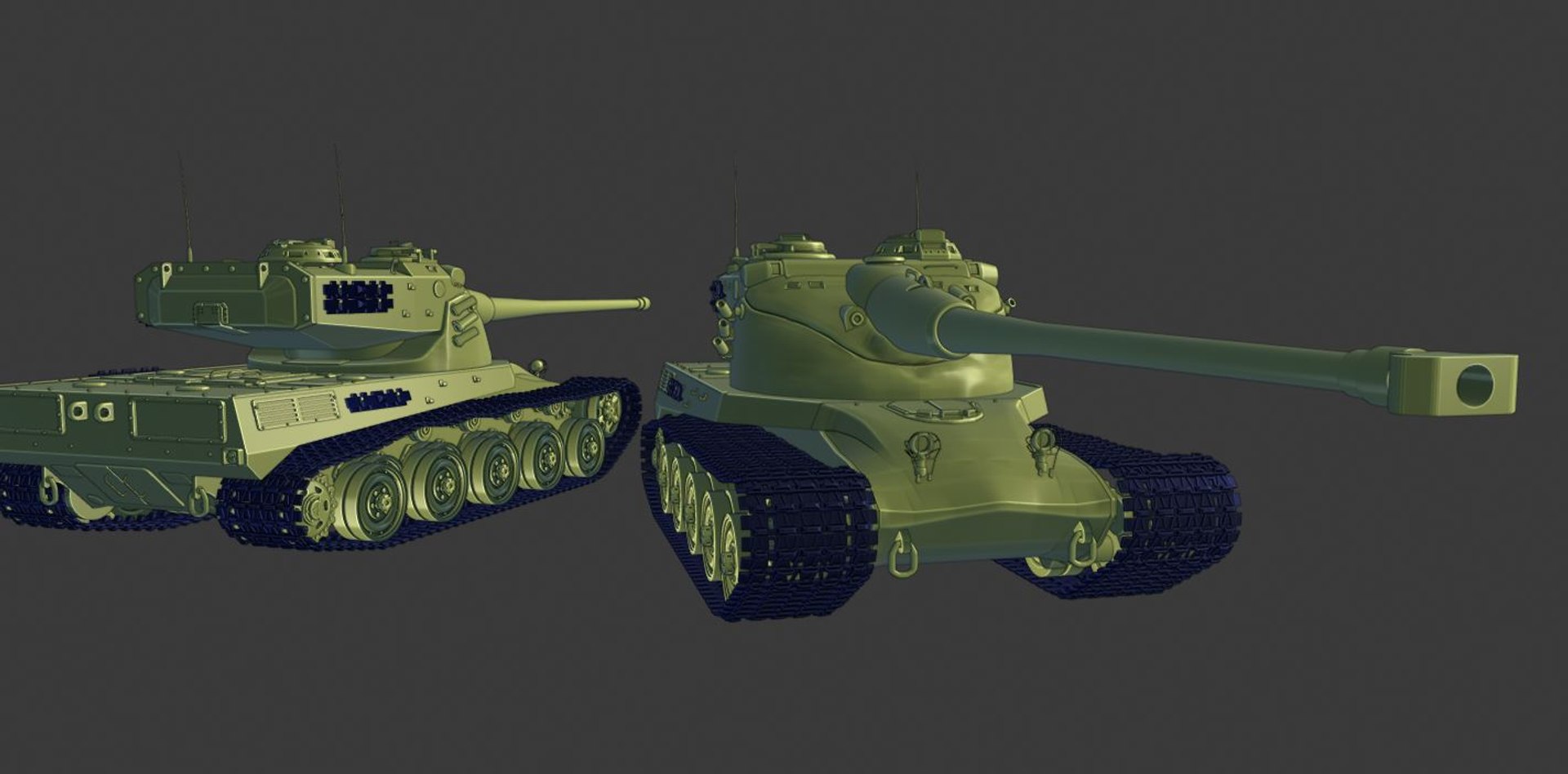 Tanks S 3D - TurboSquid 1543882