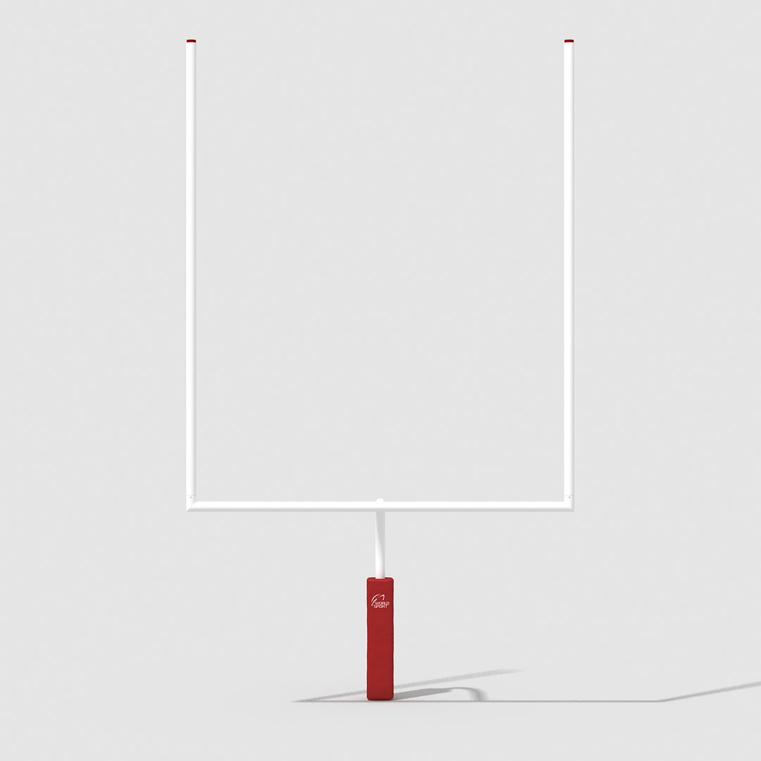 3d Football Goal Post Model