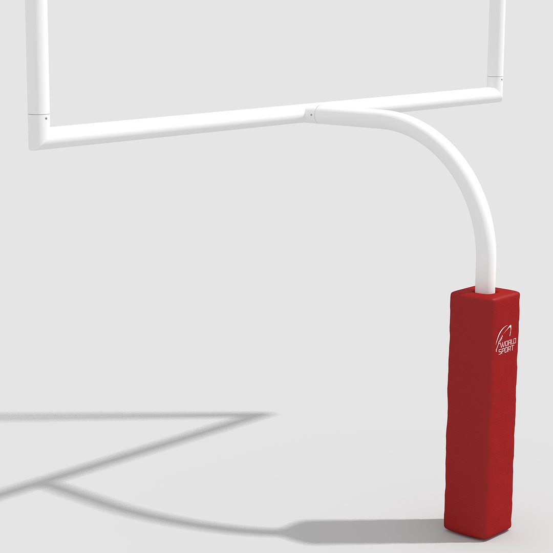 3d Football Goal Post Model