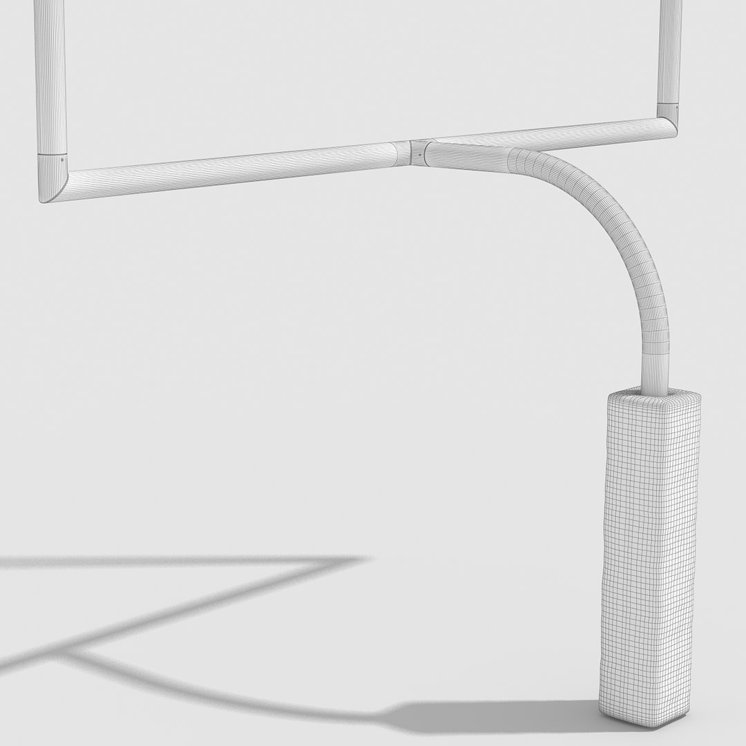 3d Football Goal Post Model