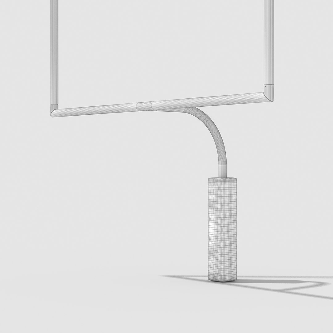 3d Football Goal Post Model