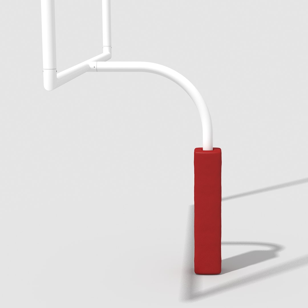 3d Football Goal Post Model