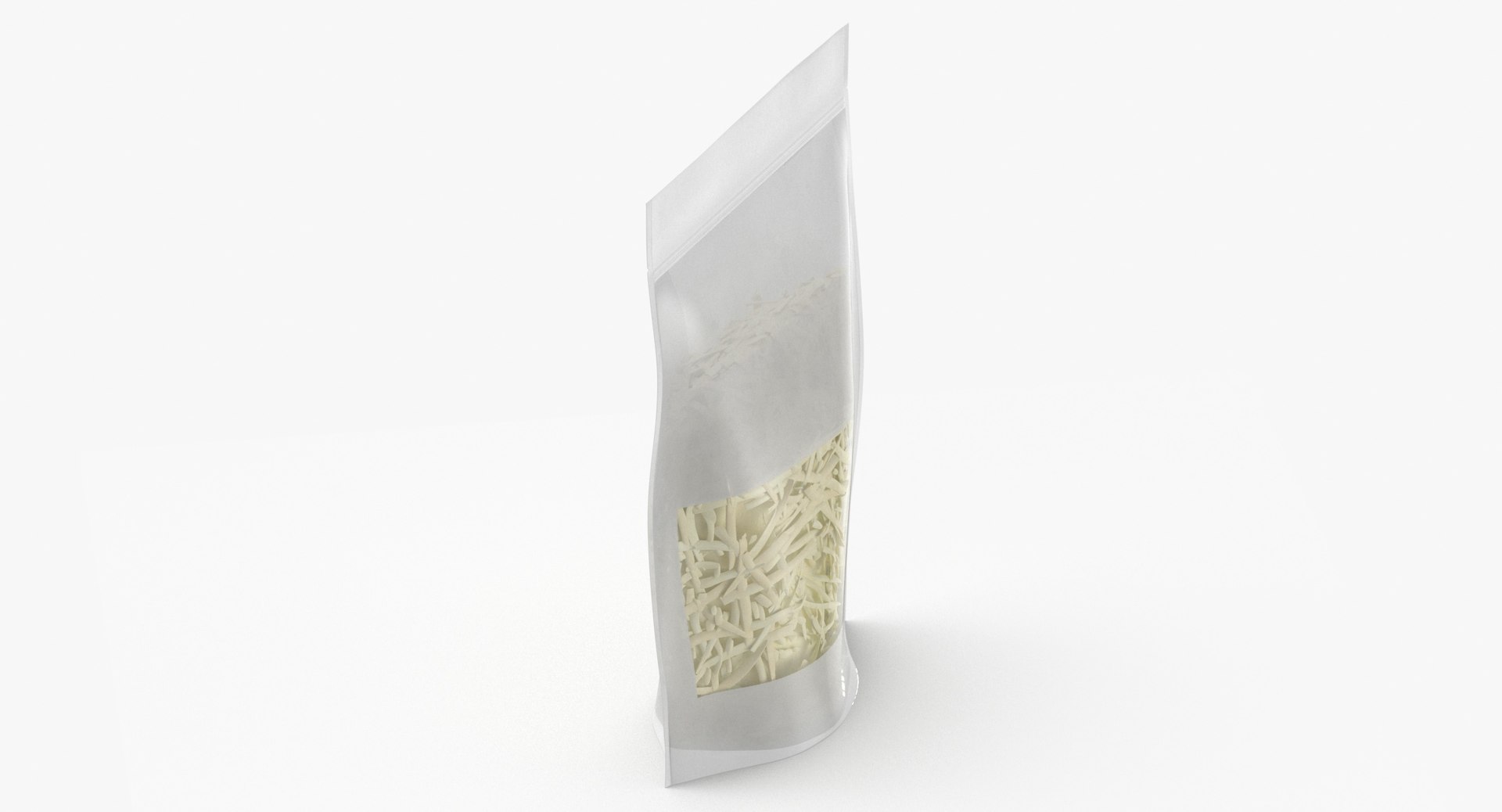 Shredded Cheese Pouch 01 Blank and Generic Label 3D model - TurboSquid ...