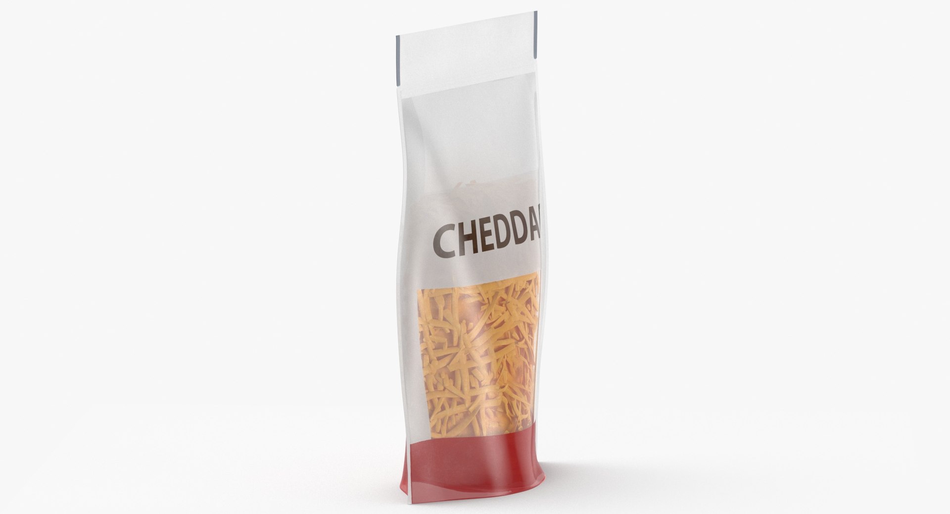 Shredded Cheese Pouch 01 Blank and Generic Label 3D model - TurboSquid ...