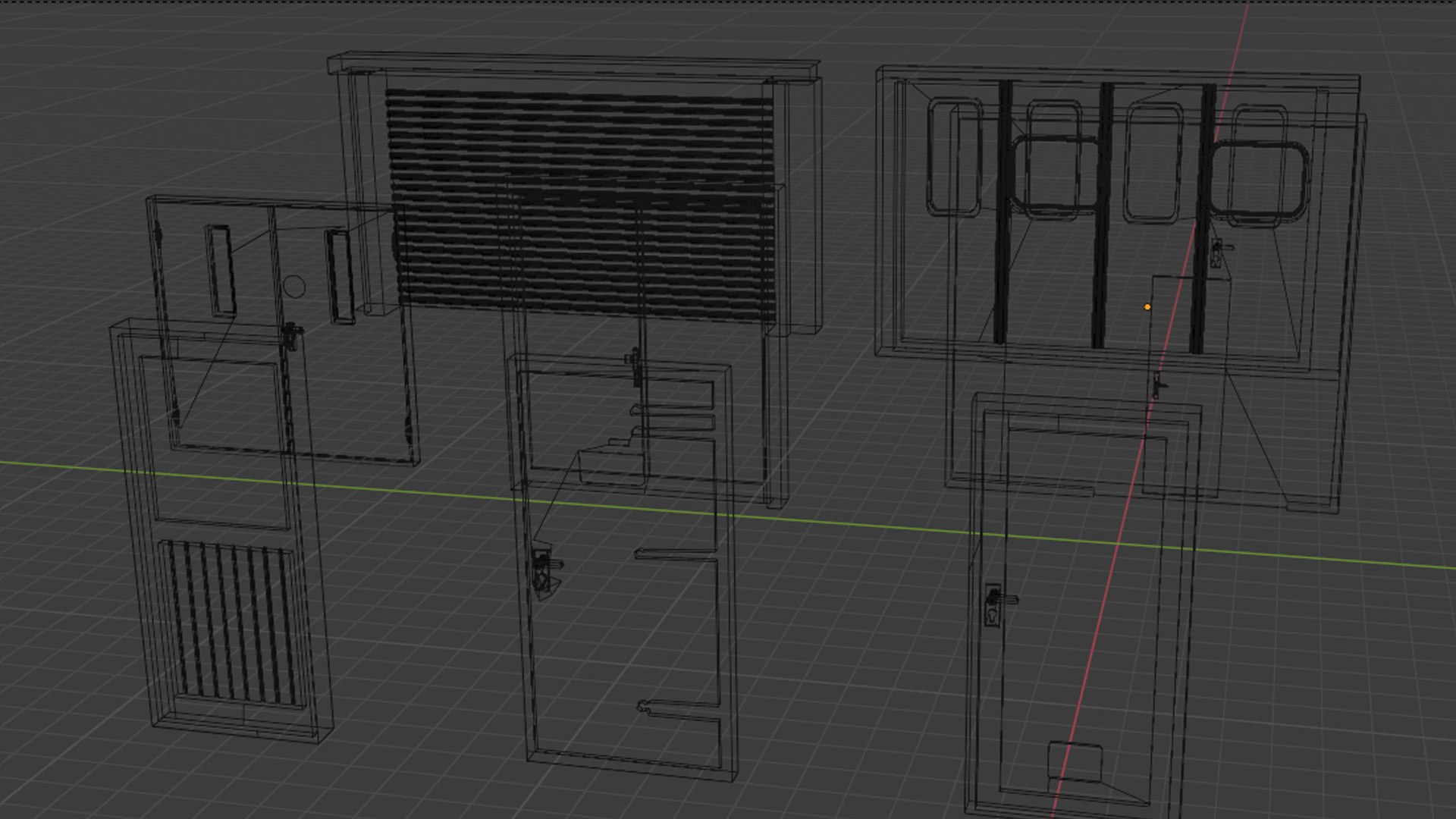 Door Asset 3D Model - TurboSquid 1711004