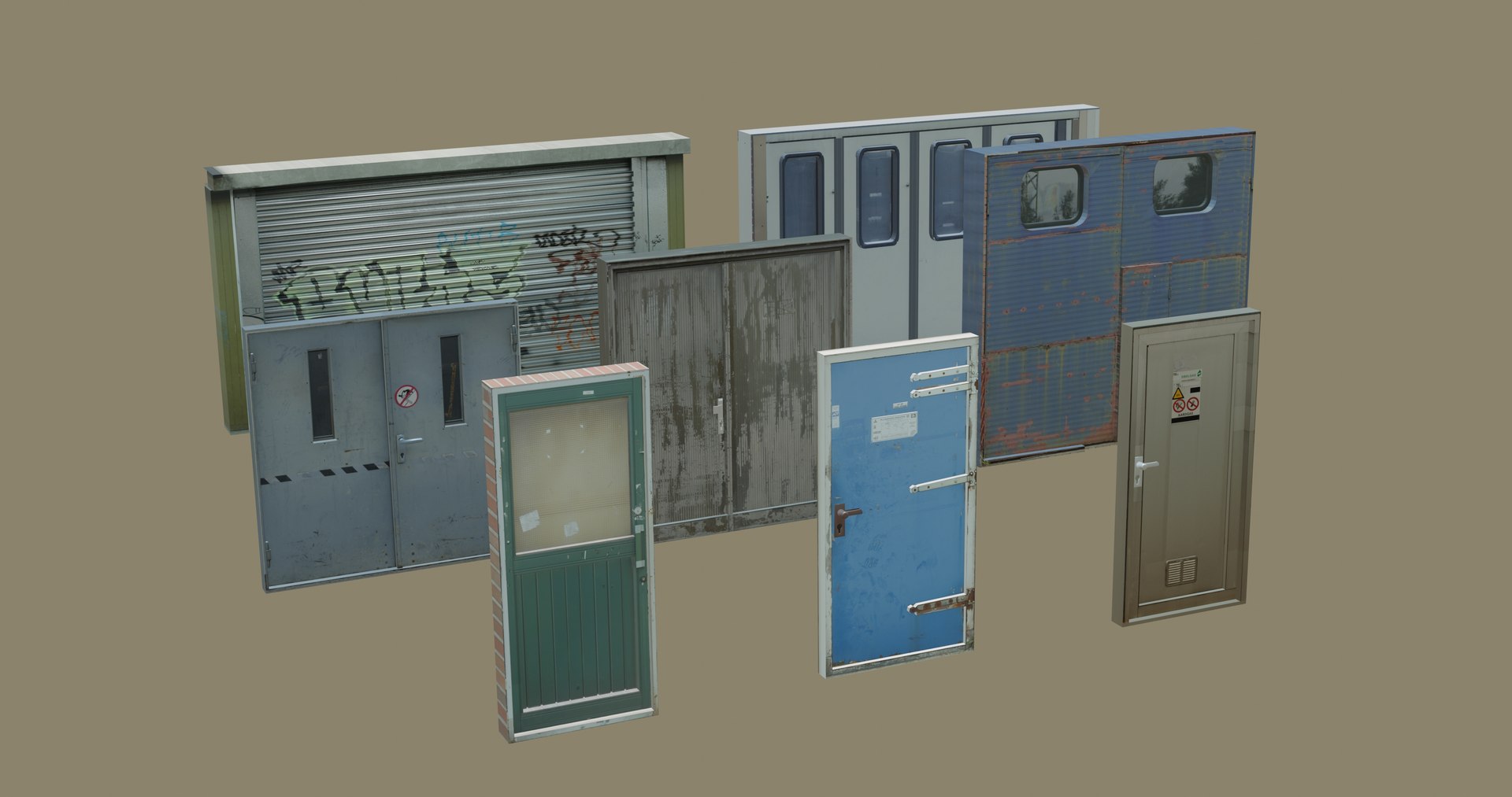Door Asset 3D Model - TurboSquid 1711004