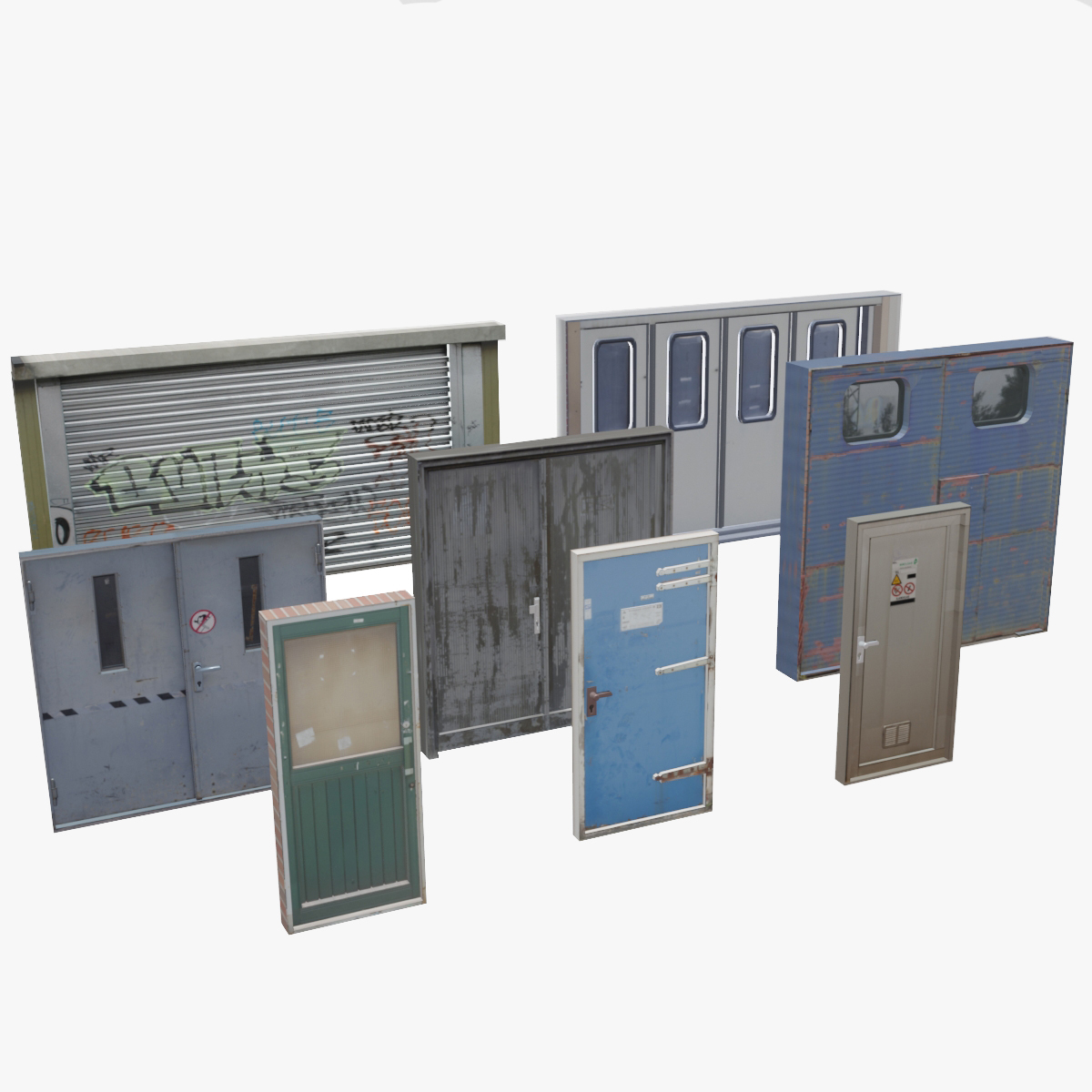 Door asset 3D model - TurboSquid 1711004