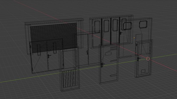 Door asset 3D model - TurboSquid 1711004
