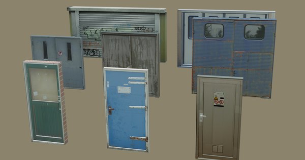 Door asset 3D model - TurboSquid 1711004