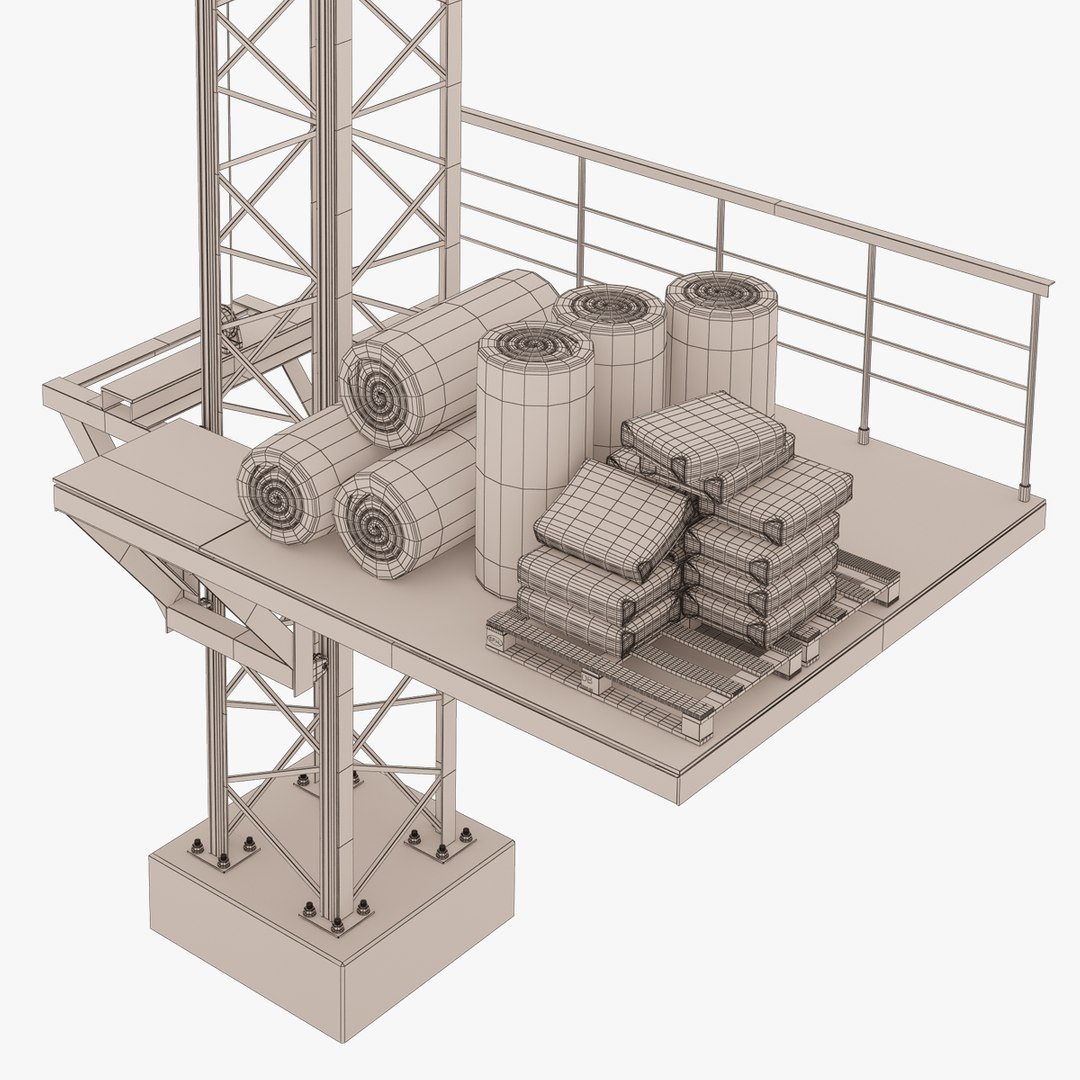 3d lift machine model