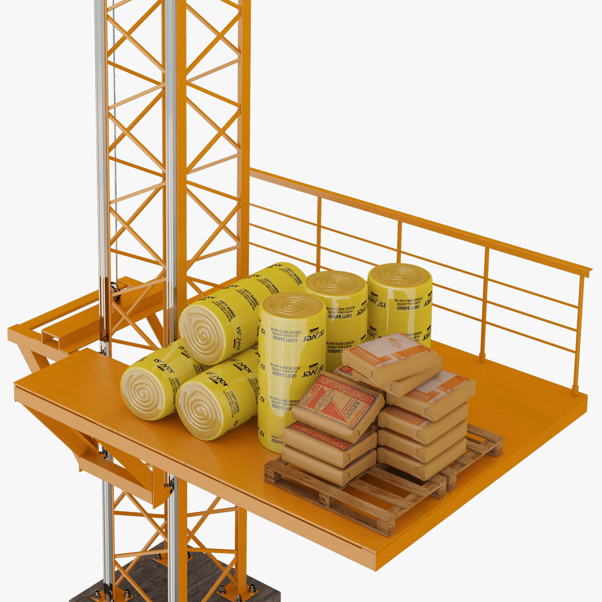 3d lift machine model