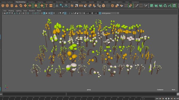 Tree pack model - TurboSquid 1676735