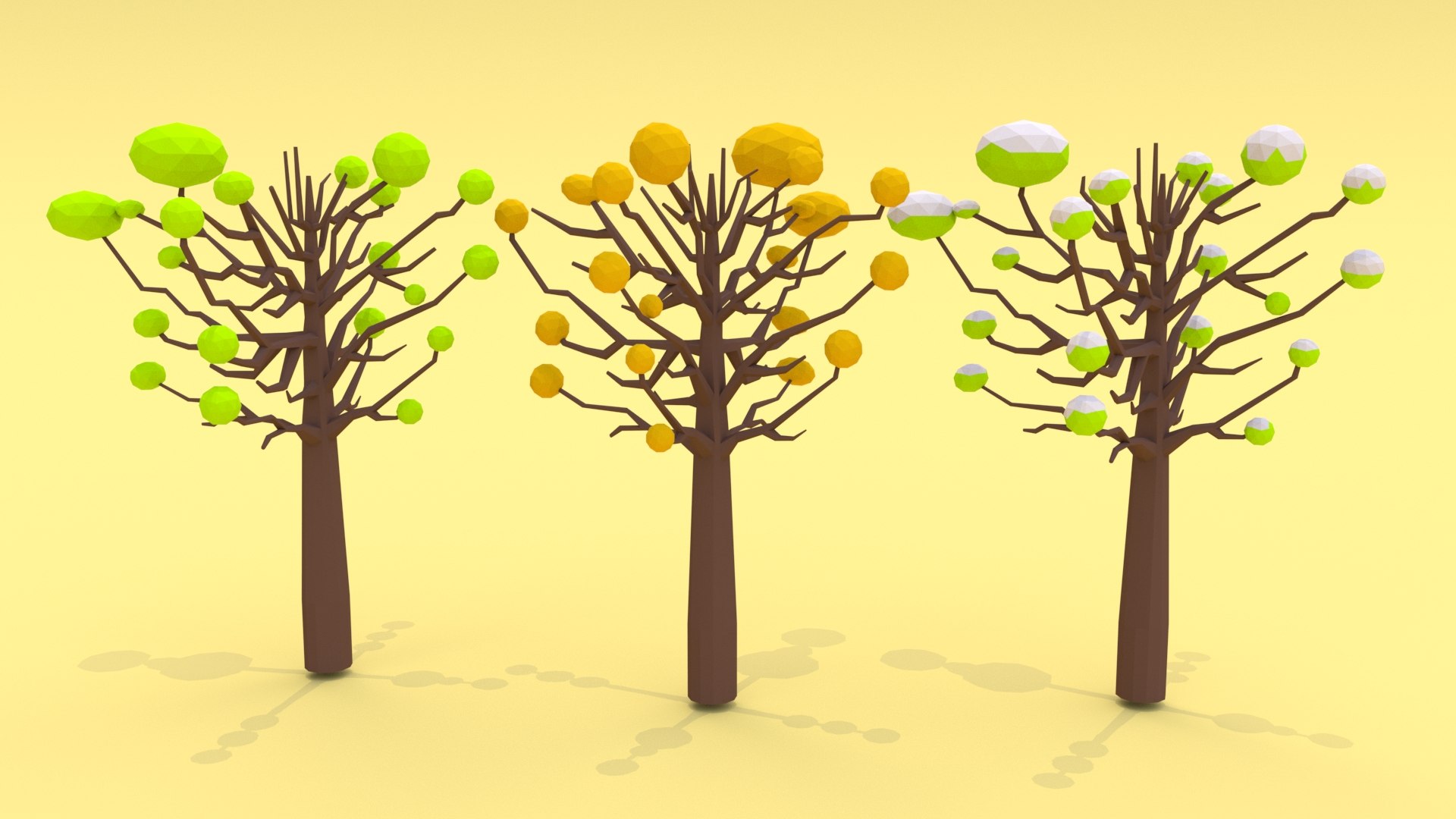 Tree pack model - TurboSquid 1676735