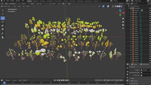 Tree pack model - TurboSquid 1676735