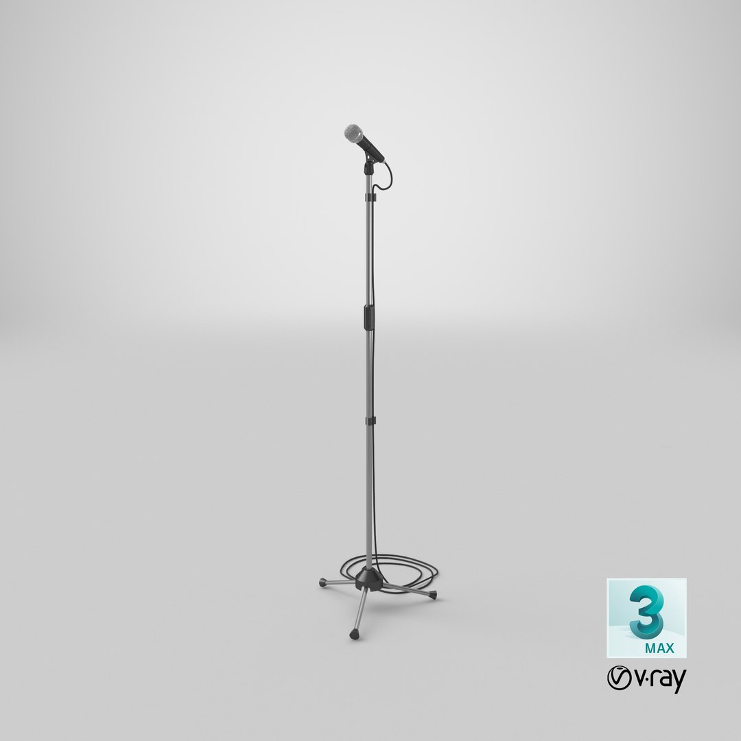 Real microphone 3D - TurboSquid 1633442