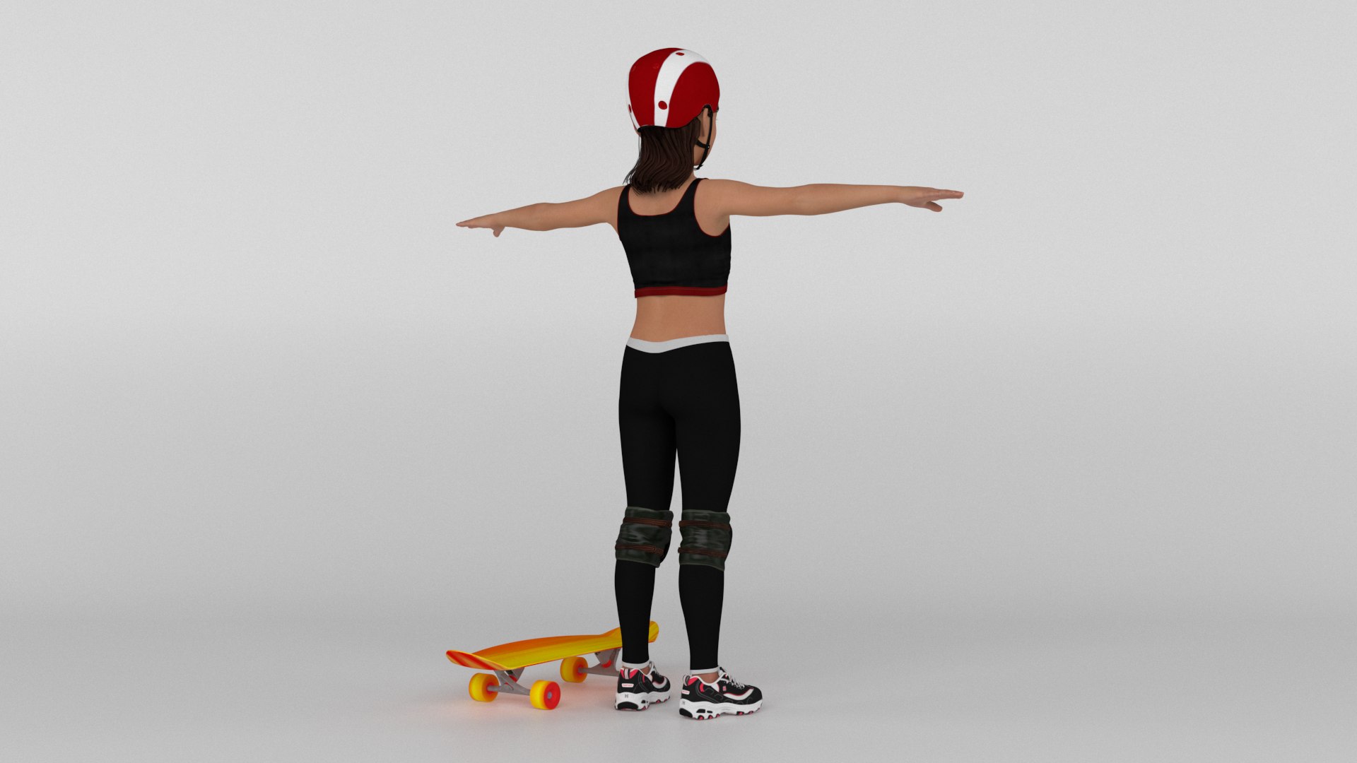 Skater Girl model - TurboSquid 1762995