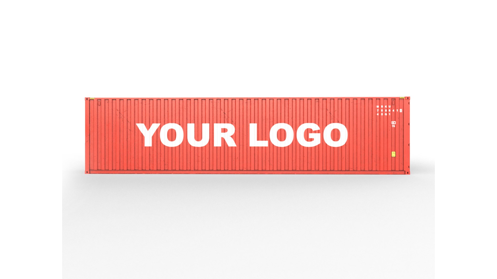 3D Generic Container 40feet High Cube- PSD Edit Model - TurboSquid 1908293