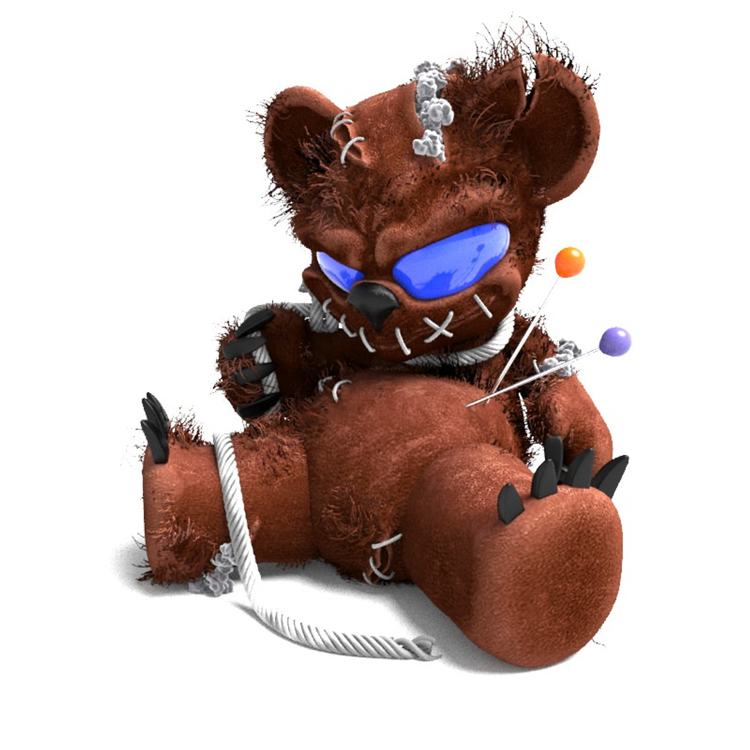 Voodoo Bear 3D Model - TurboSquid 1407863