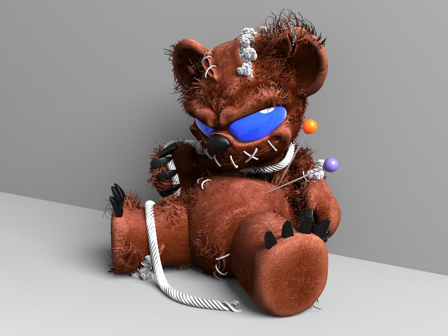 Voodoo Bear 3D Model - TurboSquid 1407863