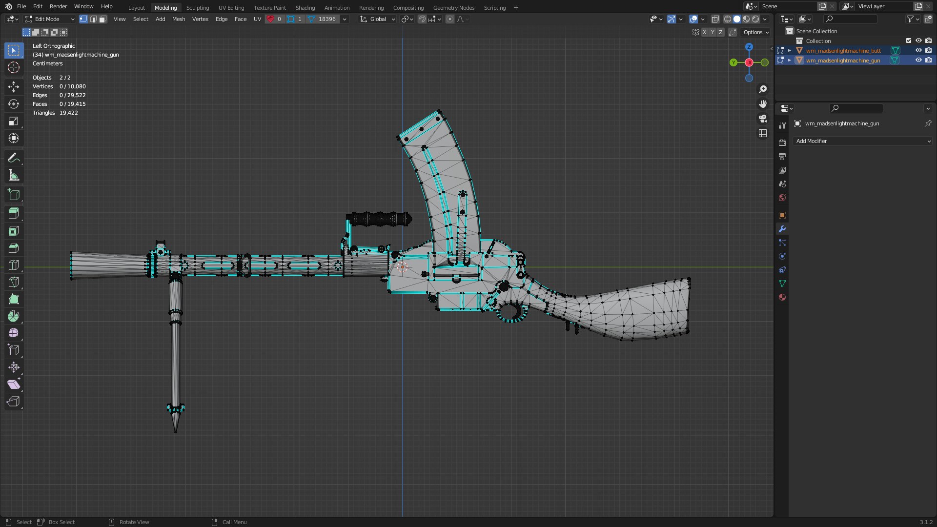Madsen Machine Gun 3D Model - TurboSquid 2018785