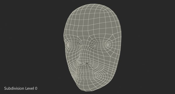 3D japanese male opera mask - TurboSquid 1303273