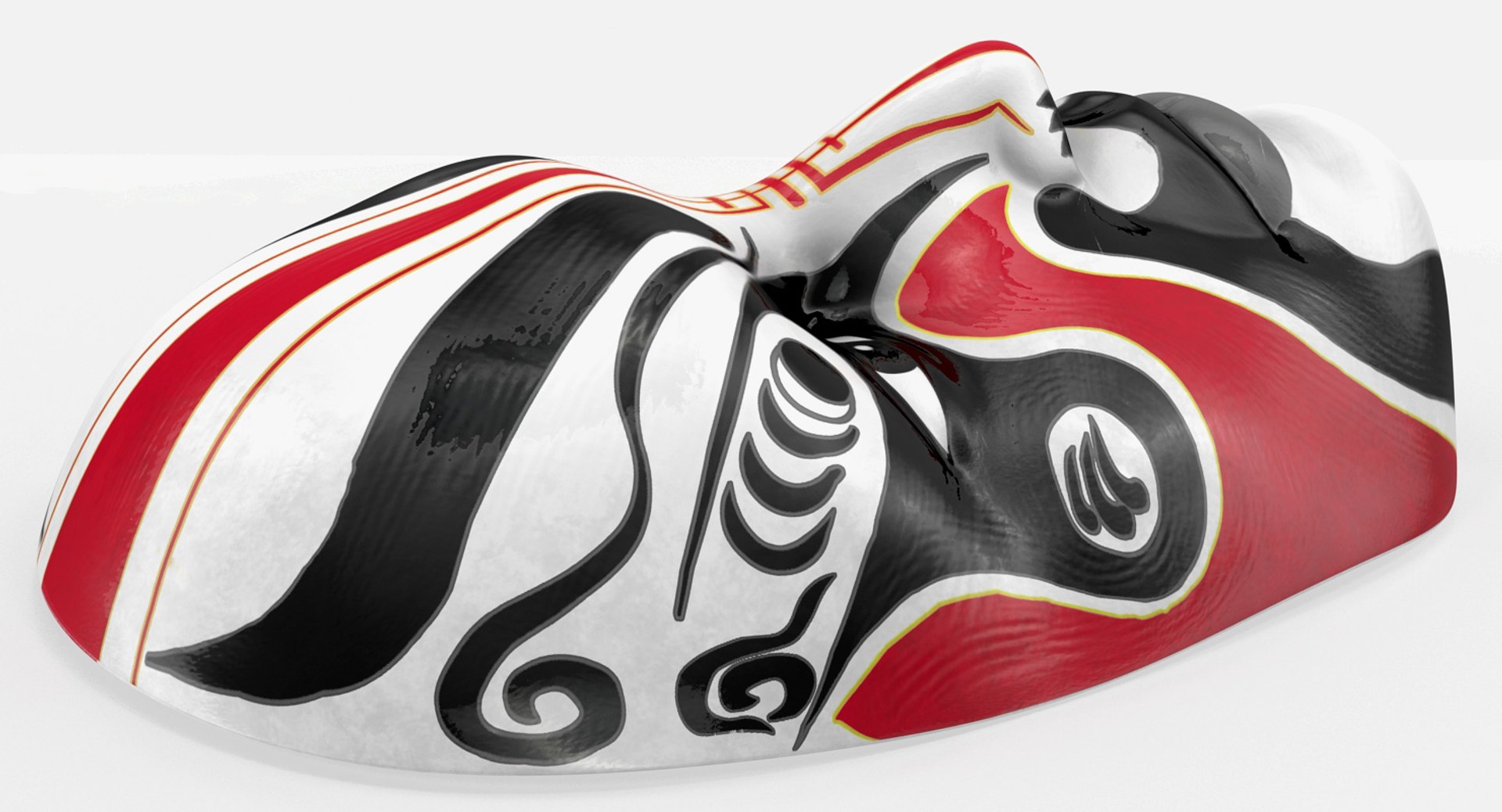 3D japanese male opera mask - TurboSquid 1303273