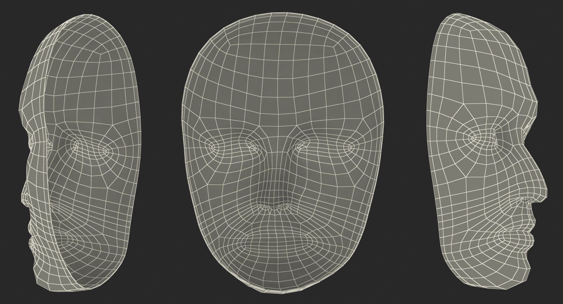 3D japanese male opera mask - TurboSquid 1303273