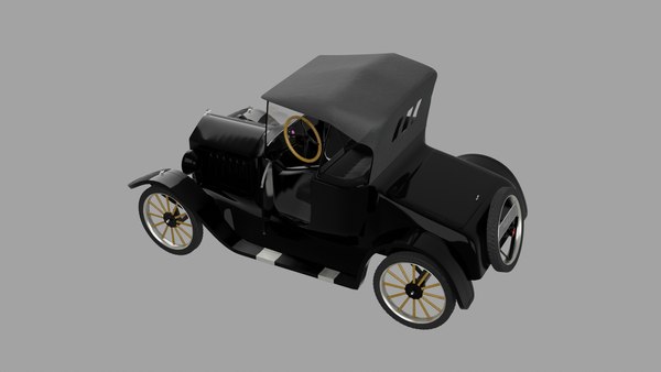 1925 Ford Model T with interior 3D model - TurboSquid 2023627