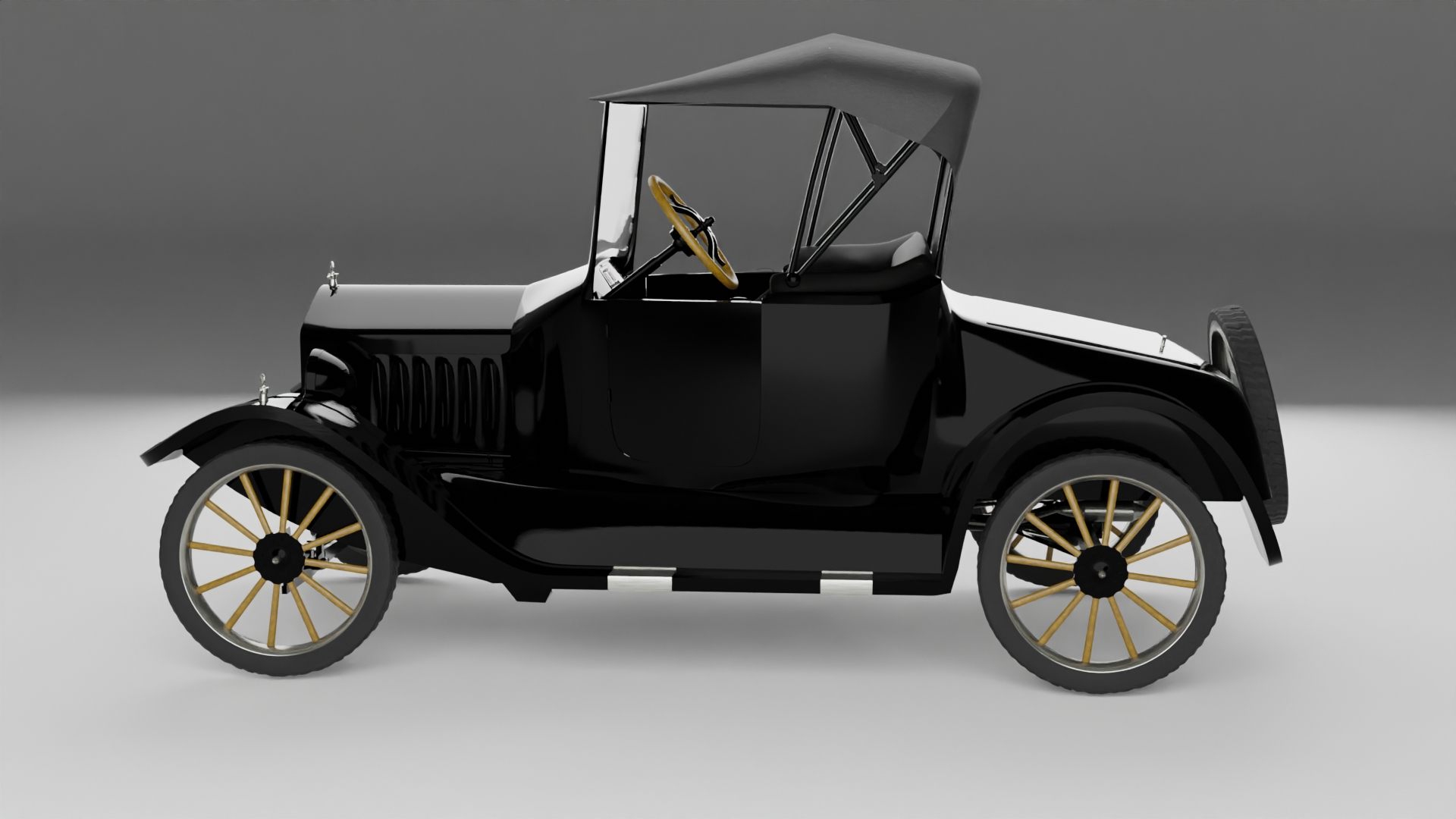 1924 Ford Model T With Interior 3D Model - TurboSquid 2023627