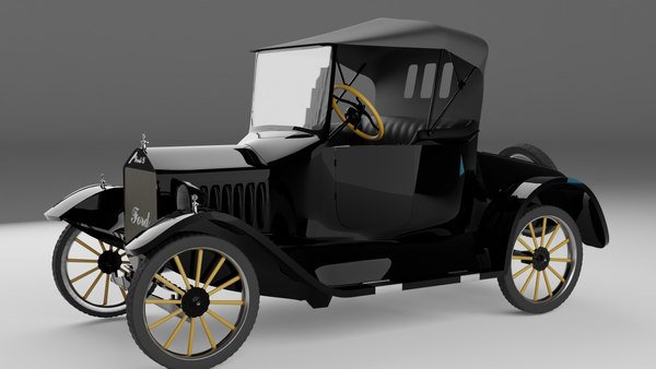 1925 Ford Model T with interior 3D model - TurboSquid 2023627