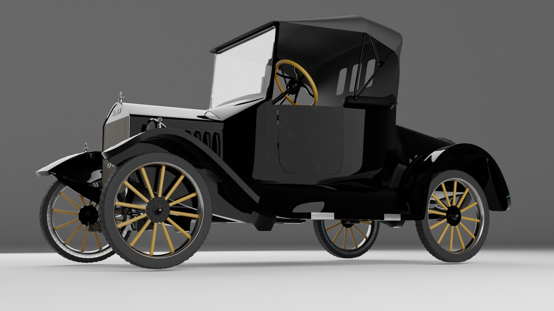 1924 Ford Model T With Interior 3D Model - TurboSquid 2023627