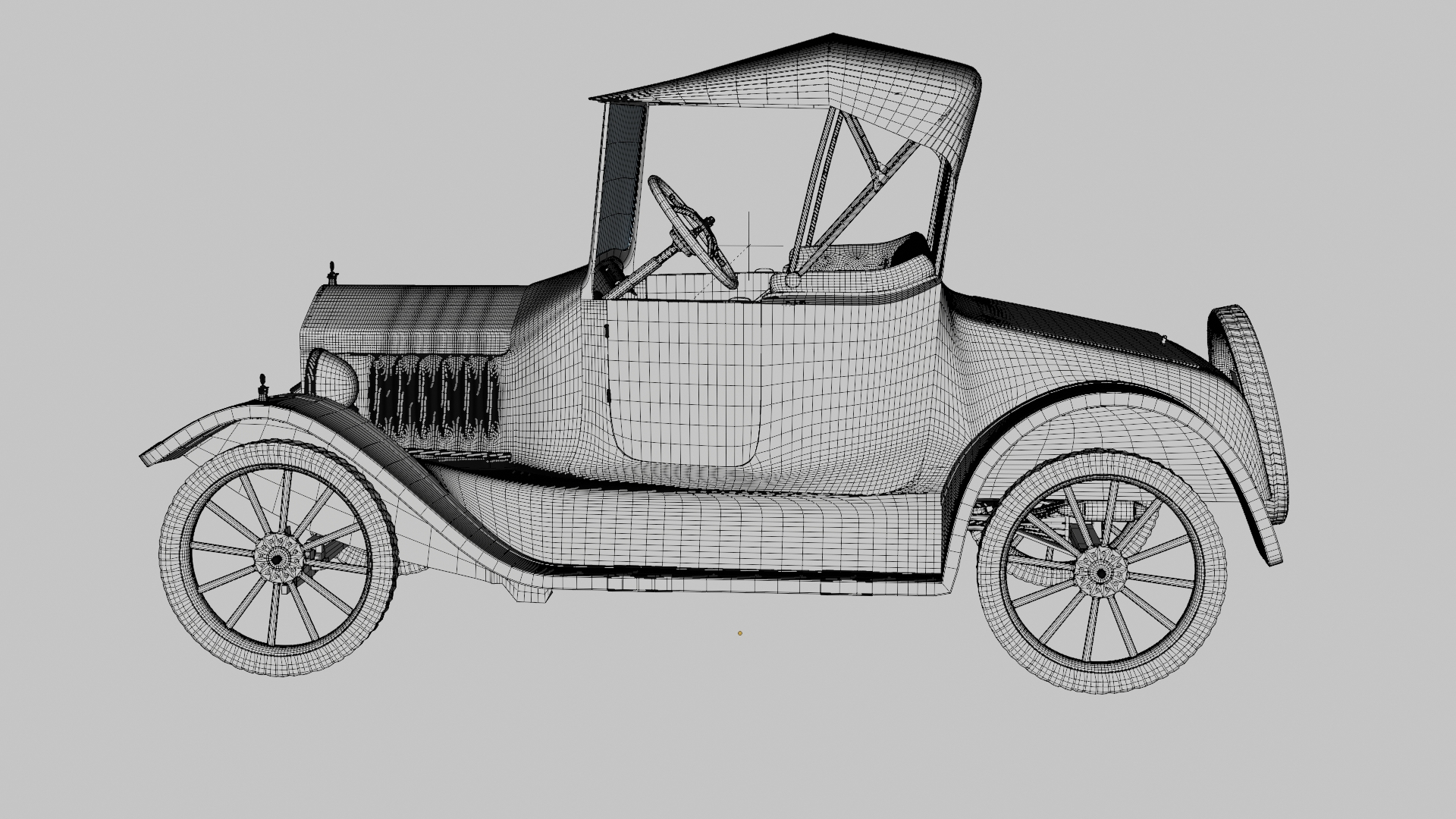 1924 Ford Model T With Interior 3D Model - TurboSquid 2023627